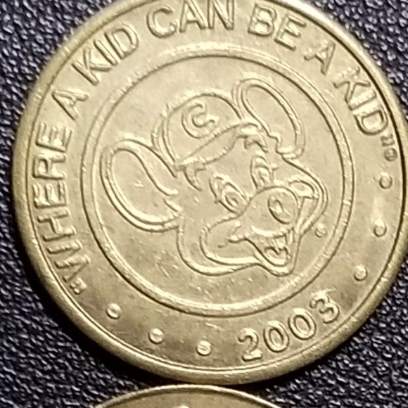 Other | Rare Chuckie Cheese Where A Kid Can Be A Kid 203 Tokens | Poshmark